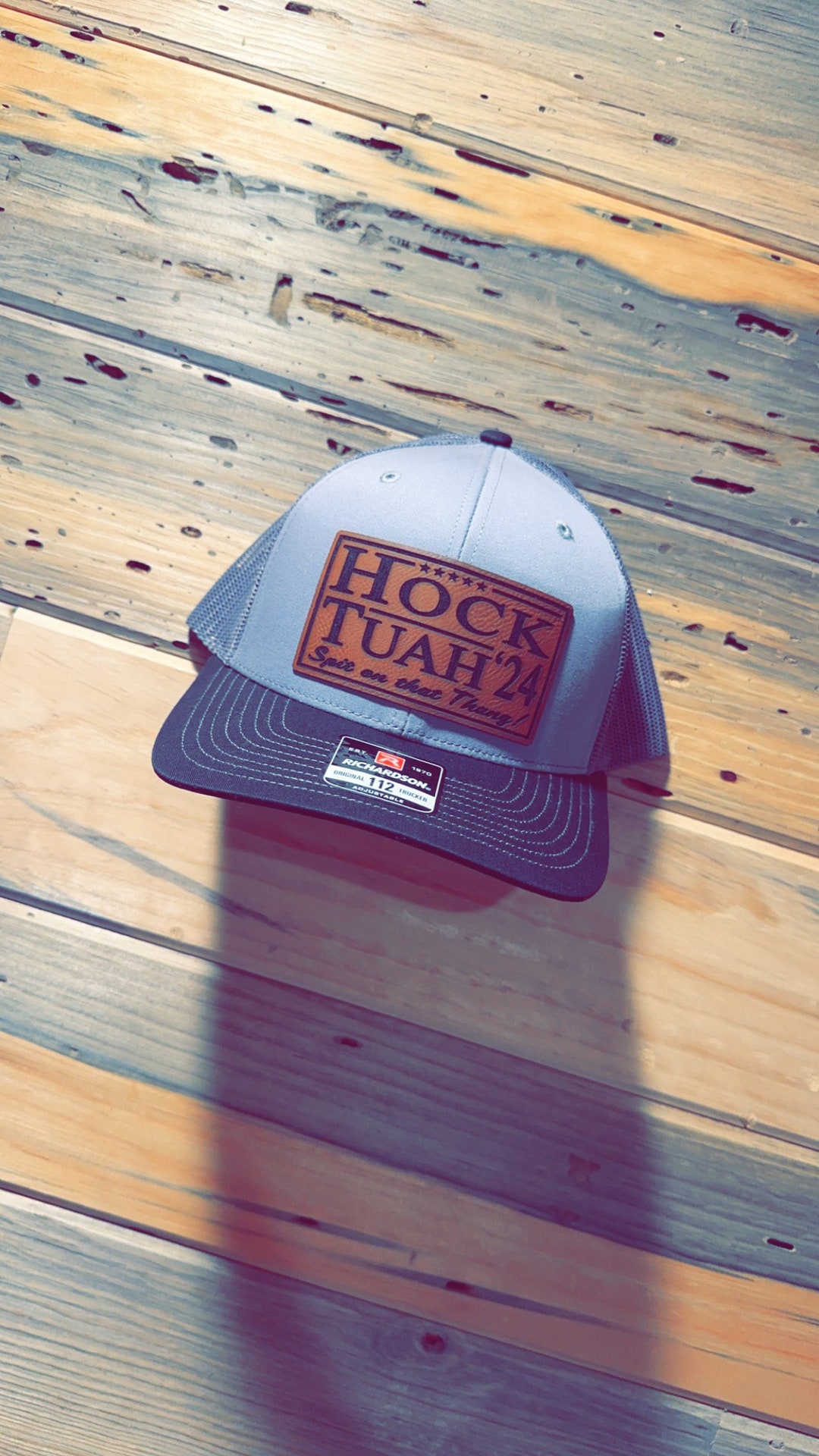 Hock Tuah Hat, 24, Spit on That Thang Leatherette Patch Hat - Etsy