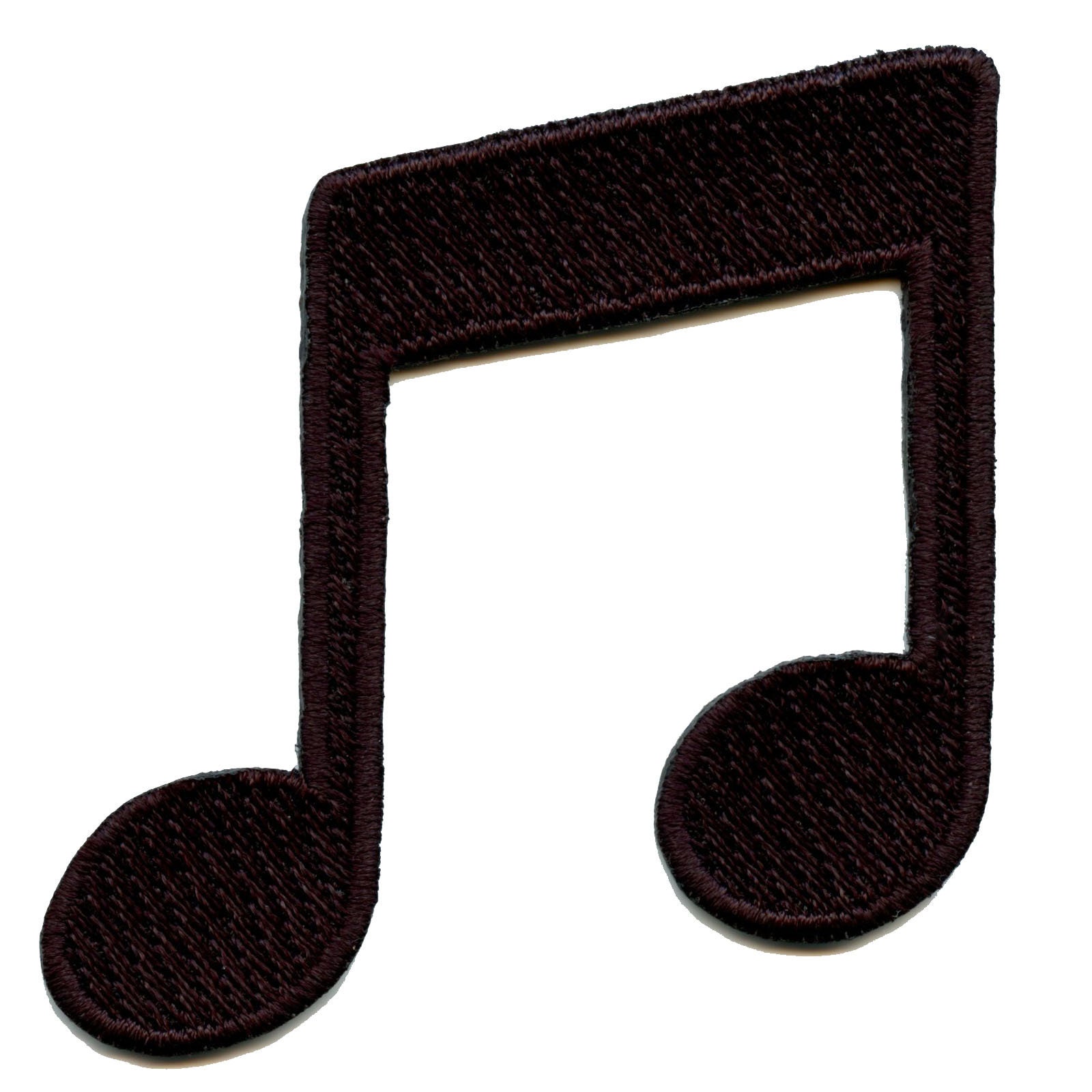 Double Eighth Note Patch Sheet Music Sound Embroidered Iron On | Etsy