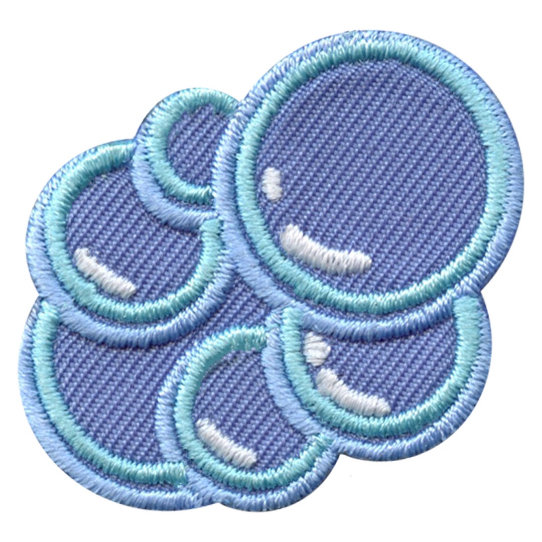 Bubbles Emoticon Icon Patch Embroidered Iron on BB3 - Etsy
