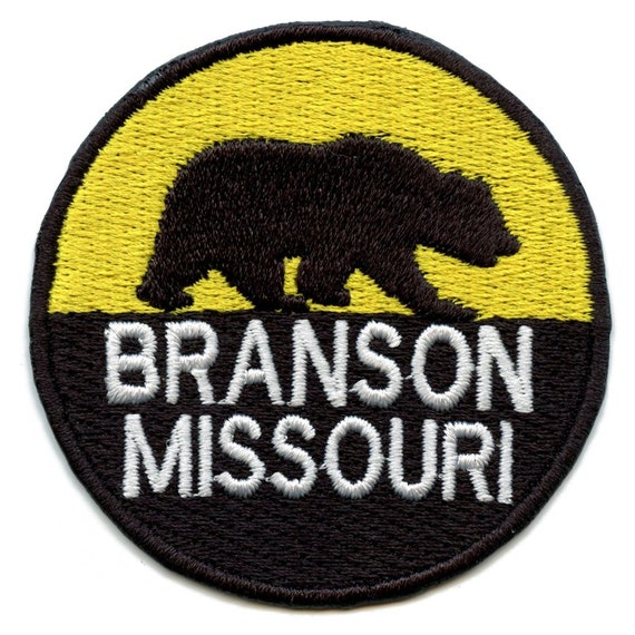Branson Missouri Patch Bear Logo Embroidered Iron on BC7 - Etsy