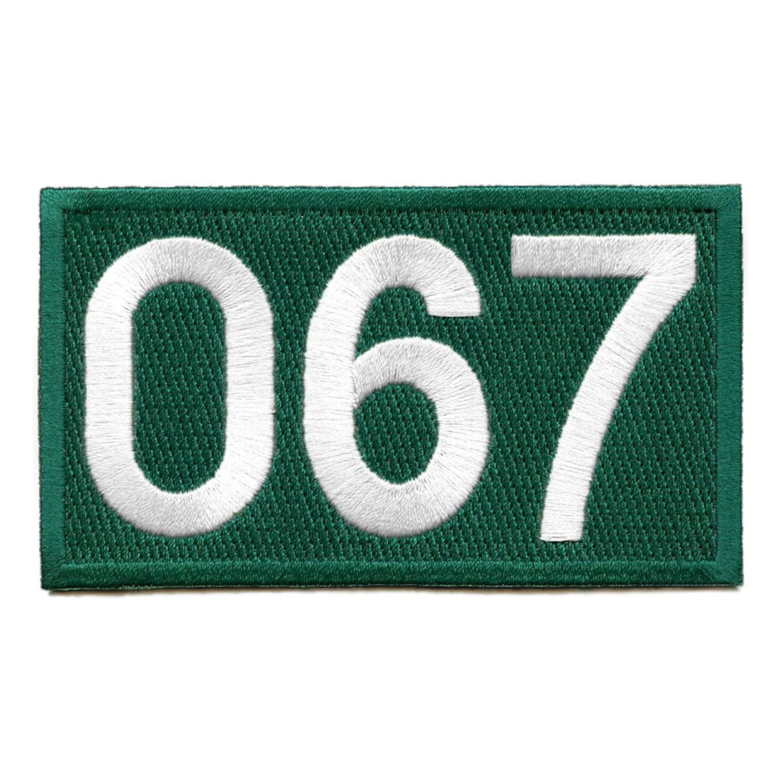 Participant Number 067 Patch Survival Game Embroidered Iron on - Etsy