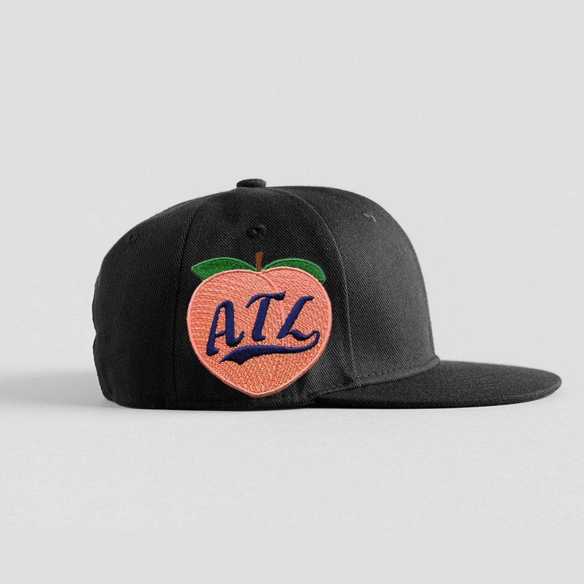 ATL Peach Patch Atlanta Georgia Embroidered Iron on AG2 - Etsy