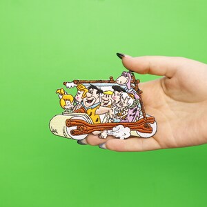 Officially Licensed the Flintstones Car Patch Caveman Cartoon ...