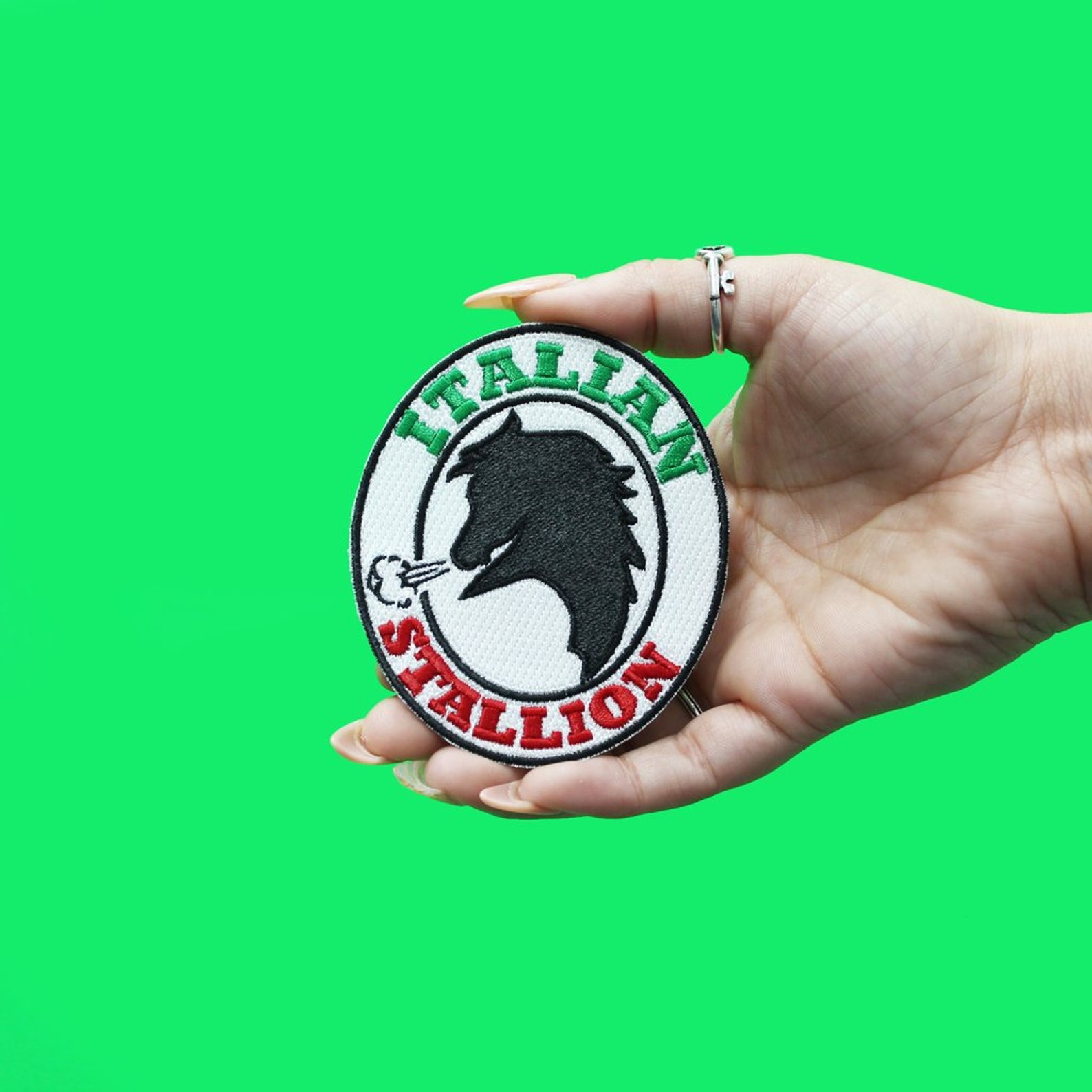 Italian Stallion Patch Horse Logo Embroidered Iron on BD1 - Etsy