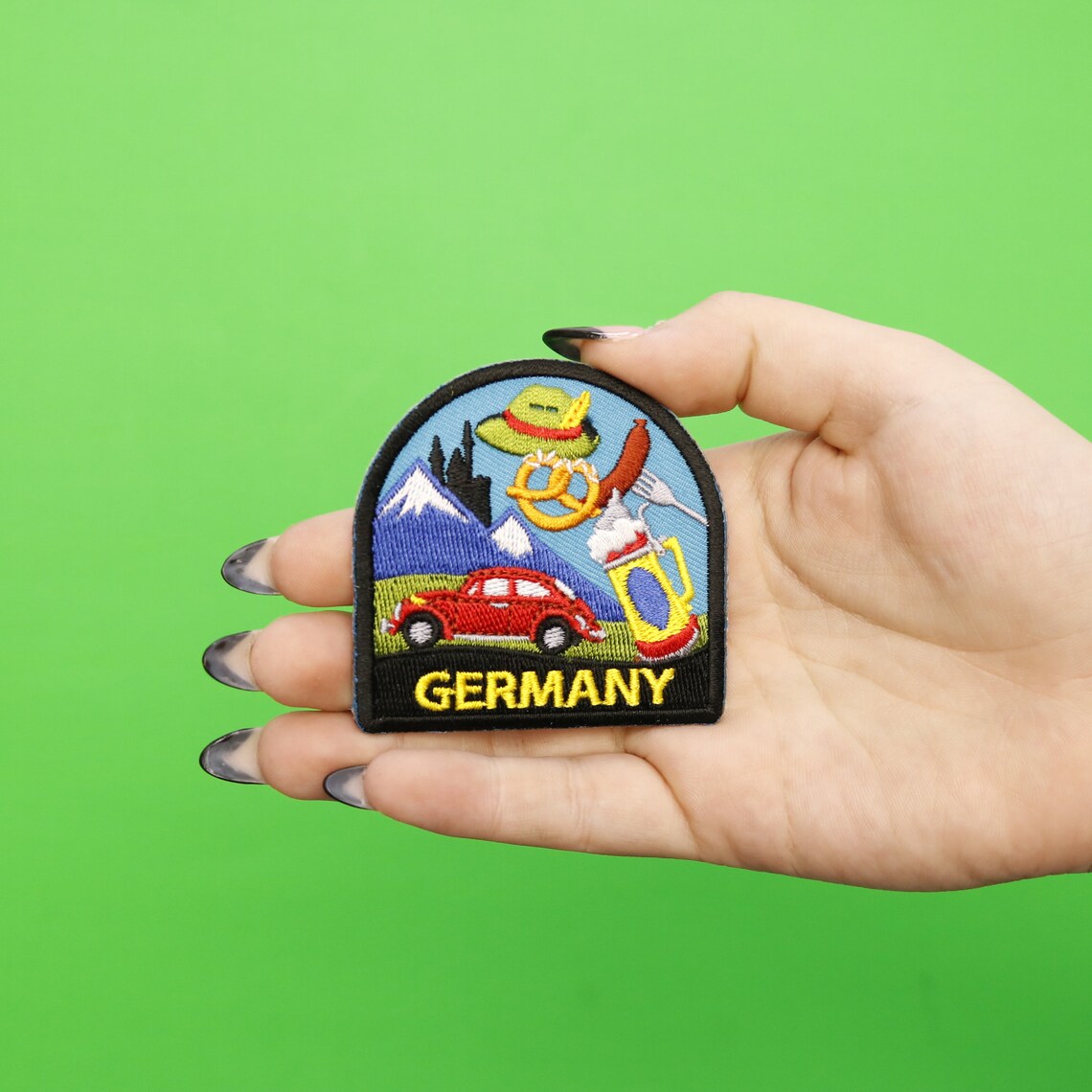 Germany Travel Patch Europe Badge Embroidered Iron on AE4 | Etsy