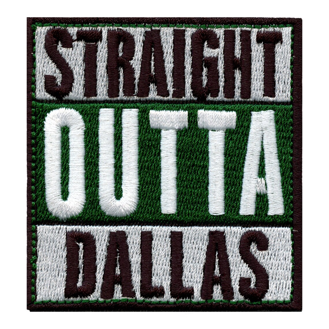 Straight Outta Dallas Patch Embroidered Iron on BE8 - Etsy