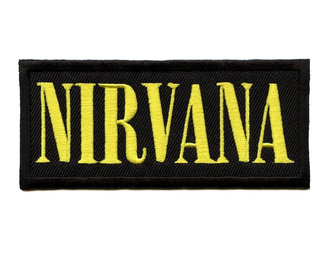 Nirvana Happy Face Paint Woven Iron-on Patch 4.5 X 3.5 DIY Rocker Style ...