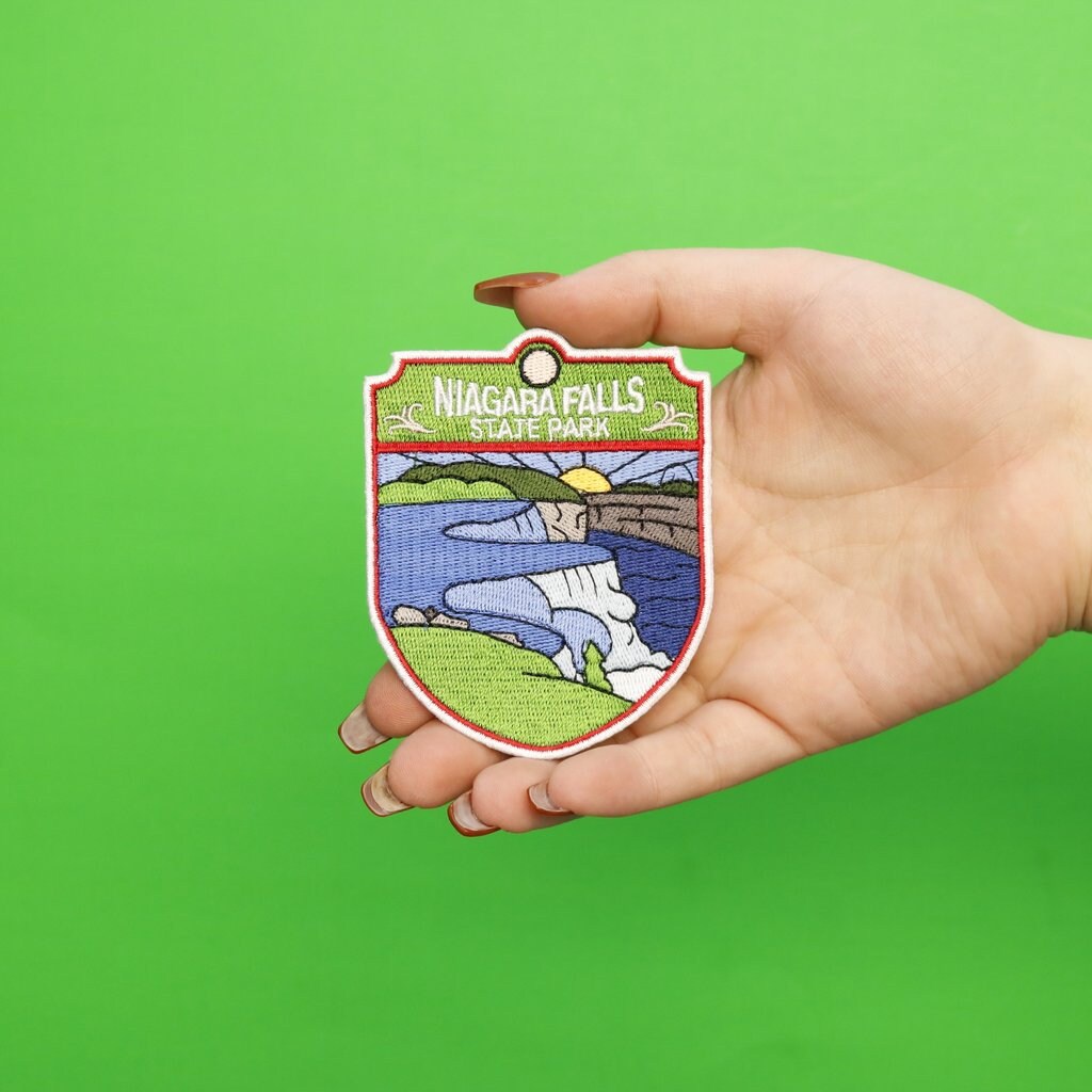 Niagara Falls National Park Patch Waterfall Travel Embroidered Iron on ...