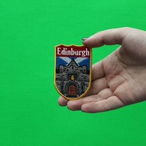 Edinburgh Scotland Shield Patch Embroidered Iron on BG7 - Etsy