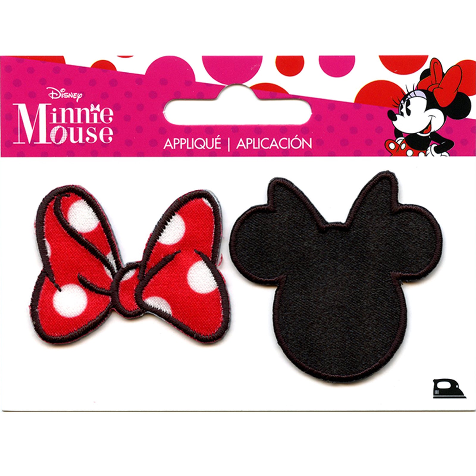 Officially Licensed Minnie Mouse Red Bow Silhouette Patch | Etsy
