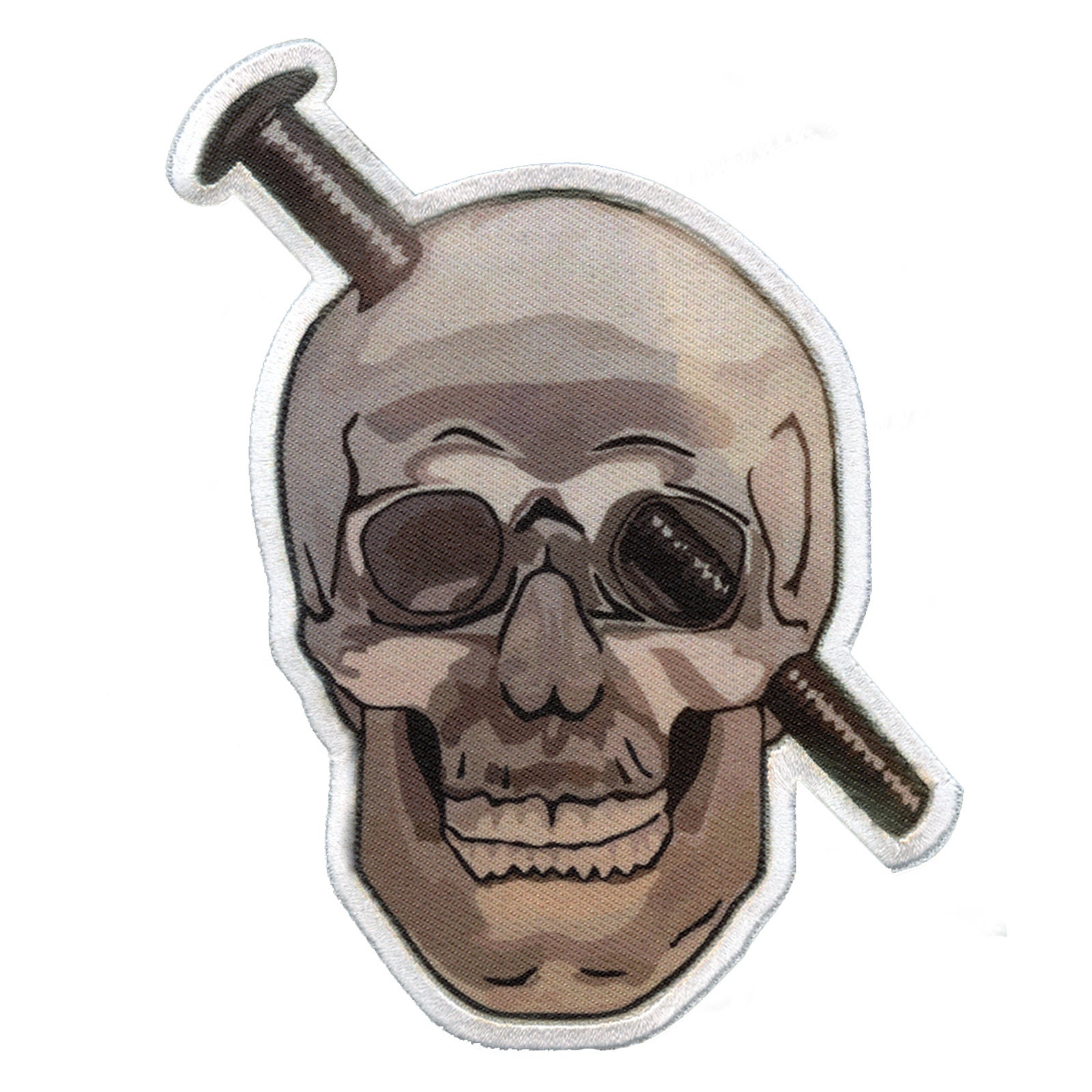 Screwhead Skull Patch Houston Music Embroidered Iron On | Etsy