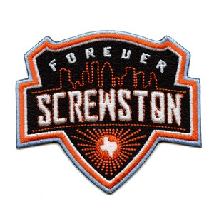 Forever Screwston Soccer Patch Houston Texas Iron on Embroidered BB8 - Etsy