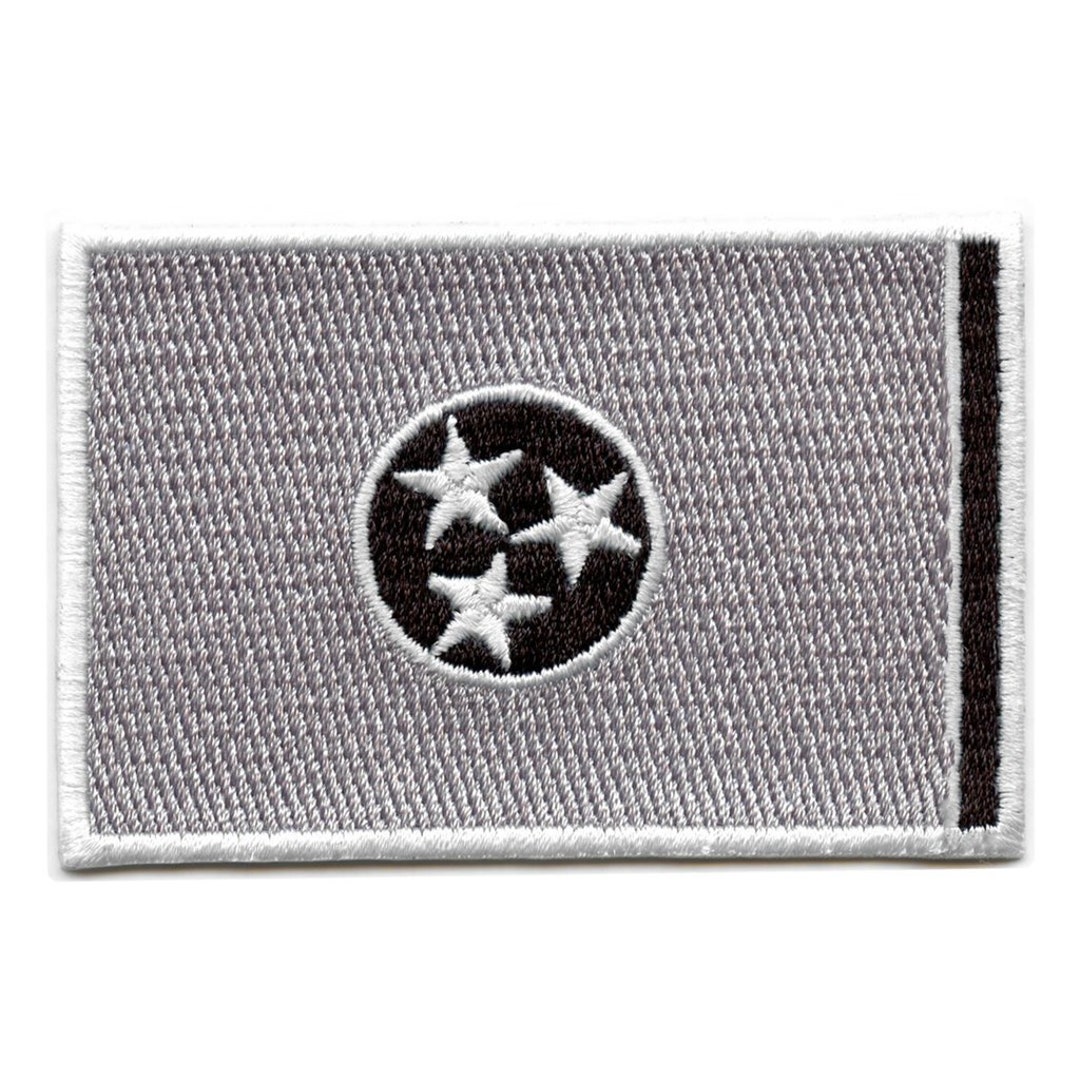 Tennessee Patch State Flag Grayscale Embroidered Iron on AH7 - Etsy