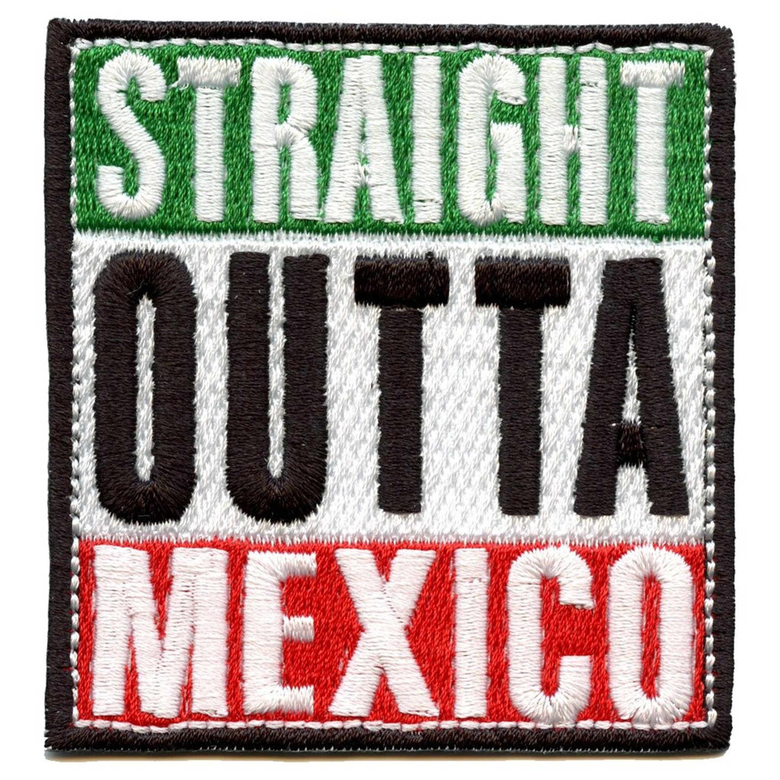 Straight Outta Mexico Patch Embroidered Iron on FE4 - Etsy