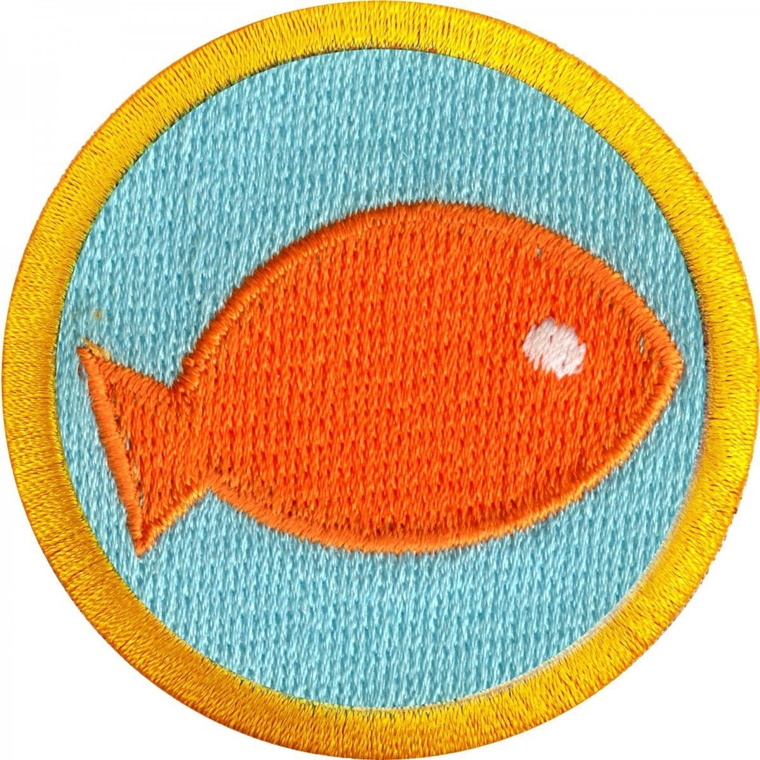 Fishing Badge Patch Wilderness Hatchery Scout Sash Embroidered Iron on ...
