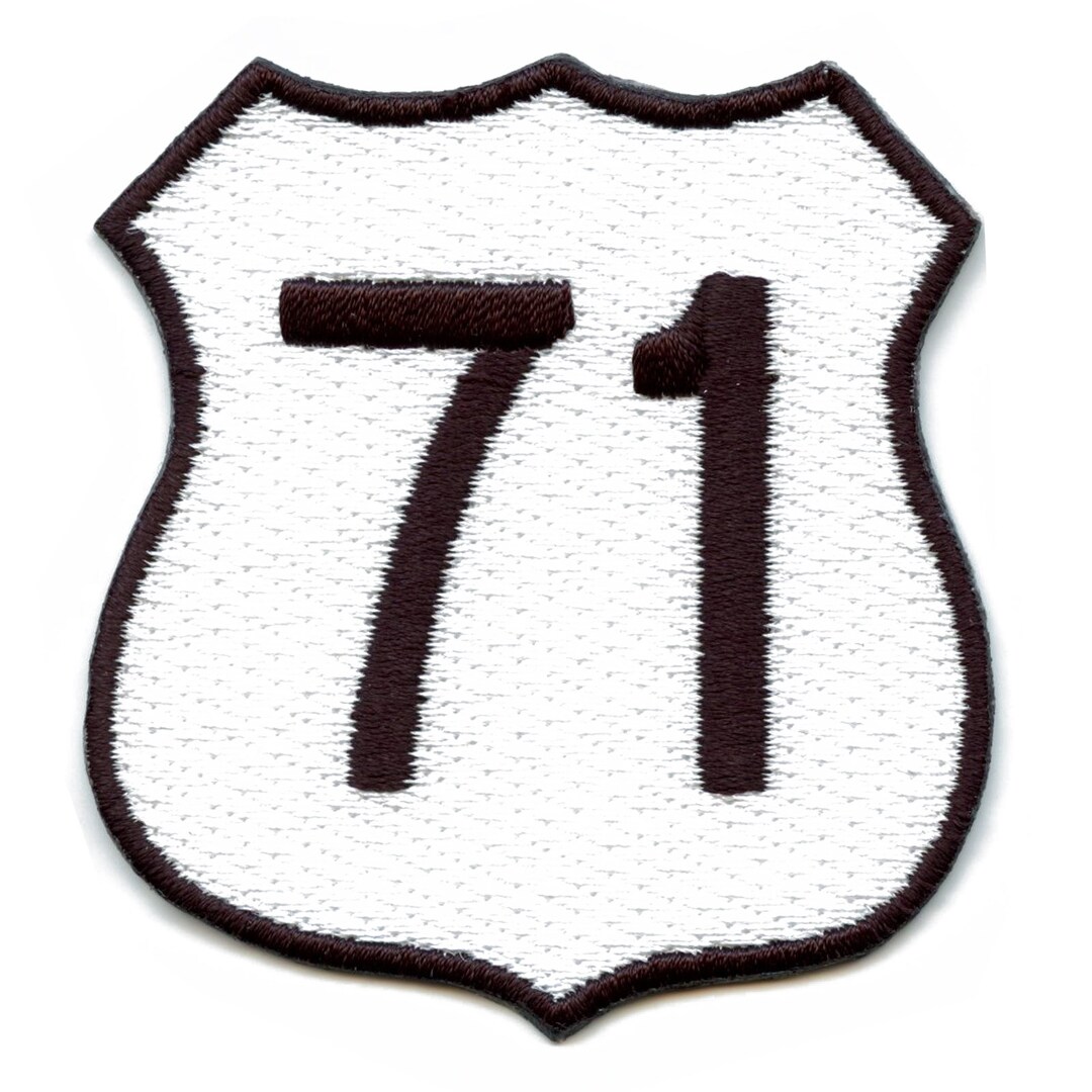 Highway 71 Sign Patch Road Badge Embroidered Iron on BF3 - Etsy