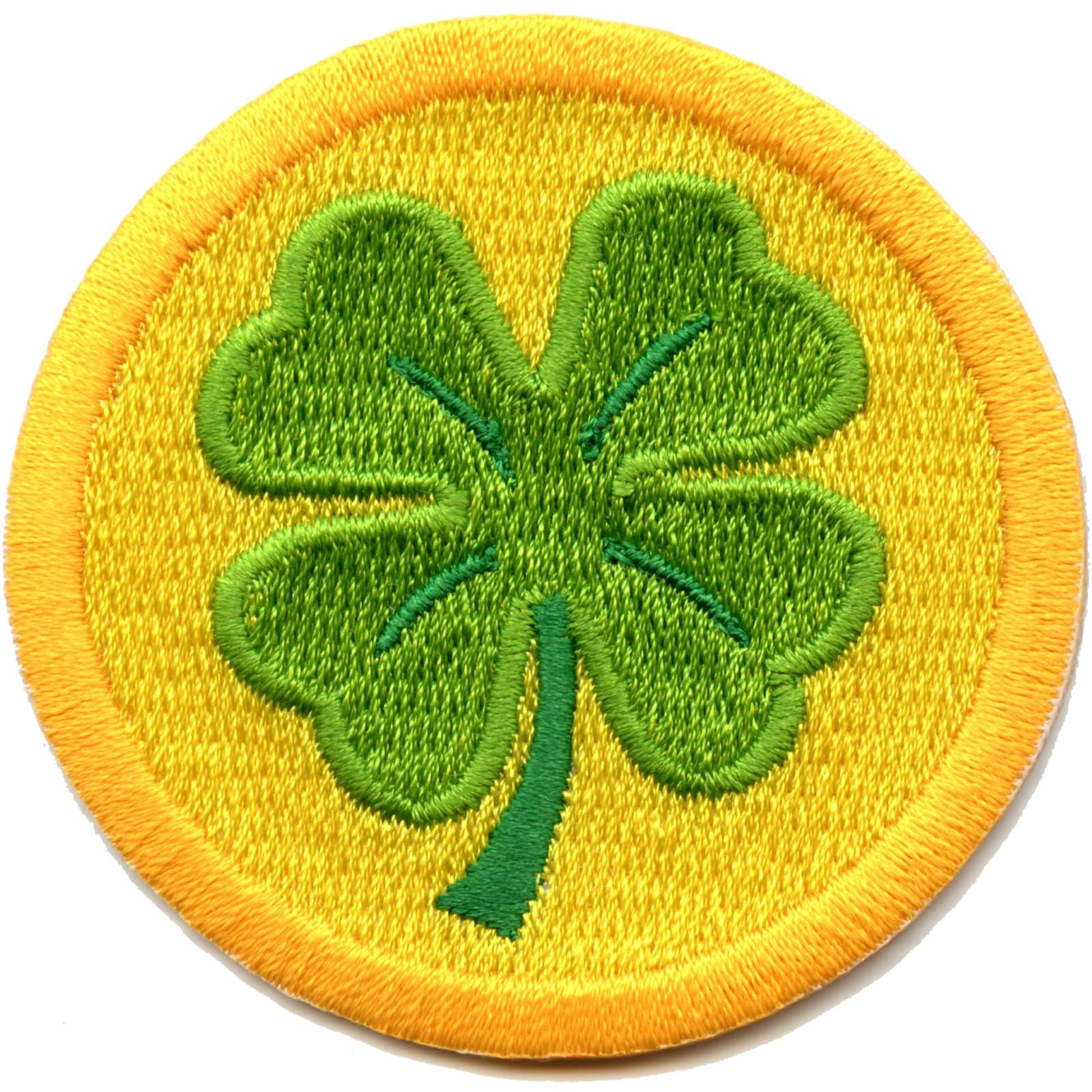 Four Leaf Clover Badge Patch Lucky Wilderness Scout Sash Iron - Etsy