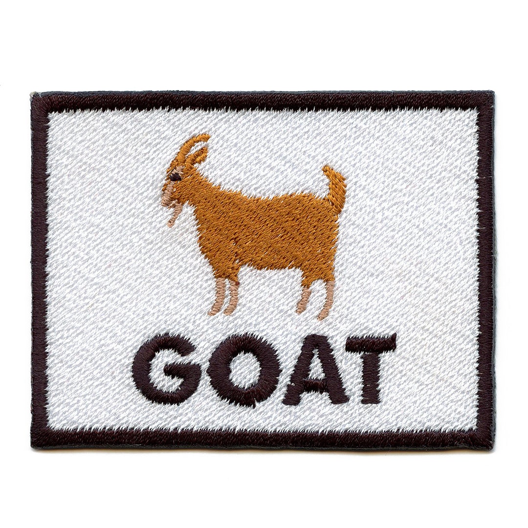 GOAT Box Logo Patch Animal Badge Embroidered Iron on AE1 - Etsy