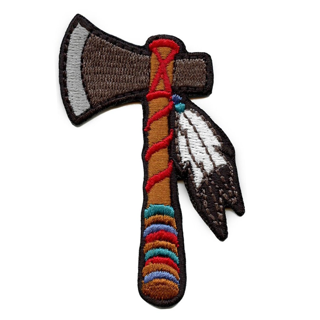 Native American Patch Tomahawk Embroidered Iron on AC5 - Etsy