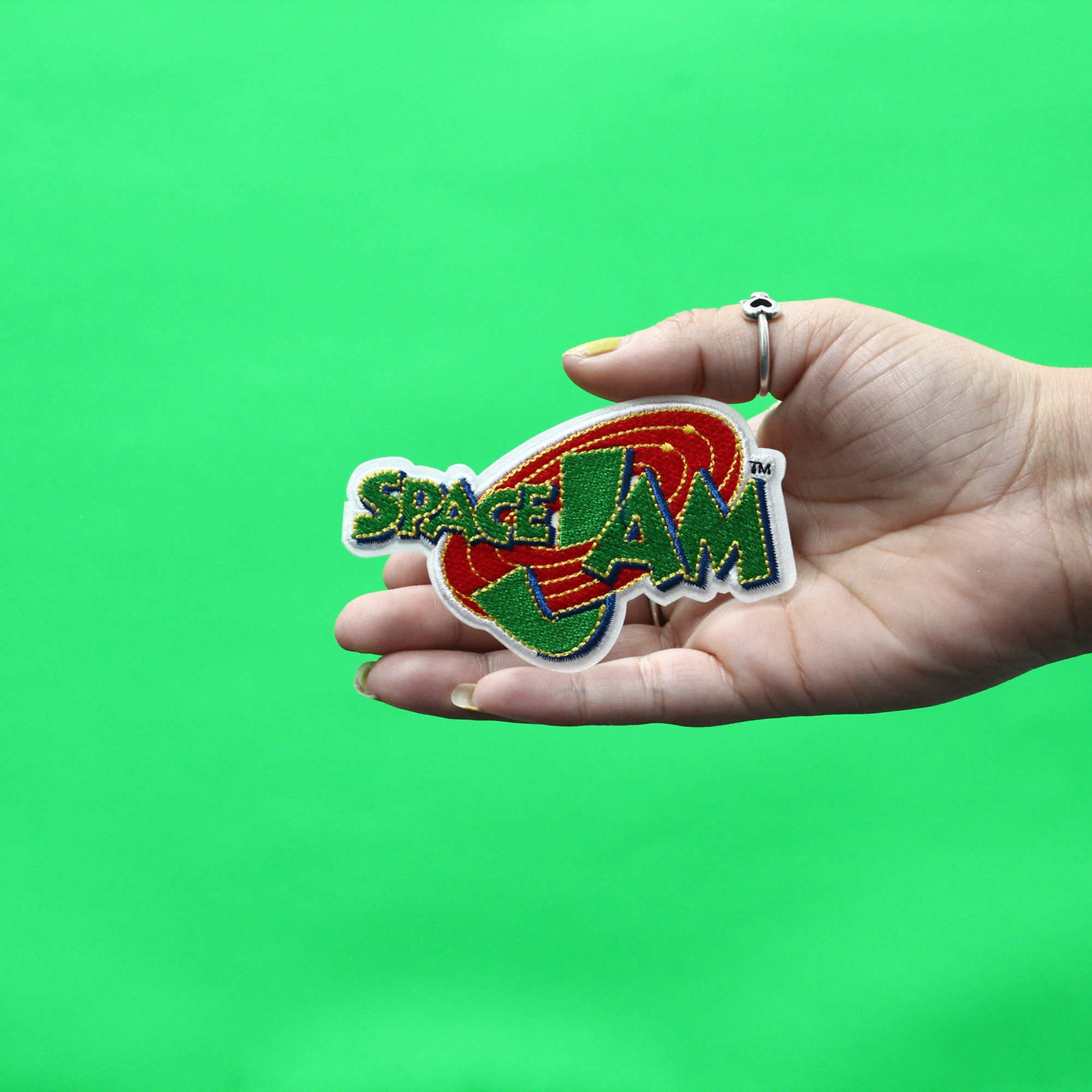 Space Jam Logo Patch Looney Tunes Basketball Embroidered Iron - Etsy