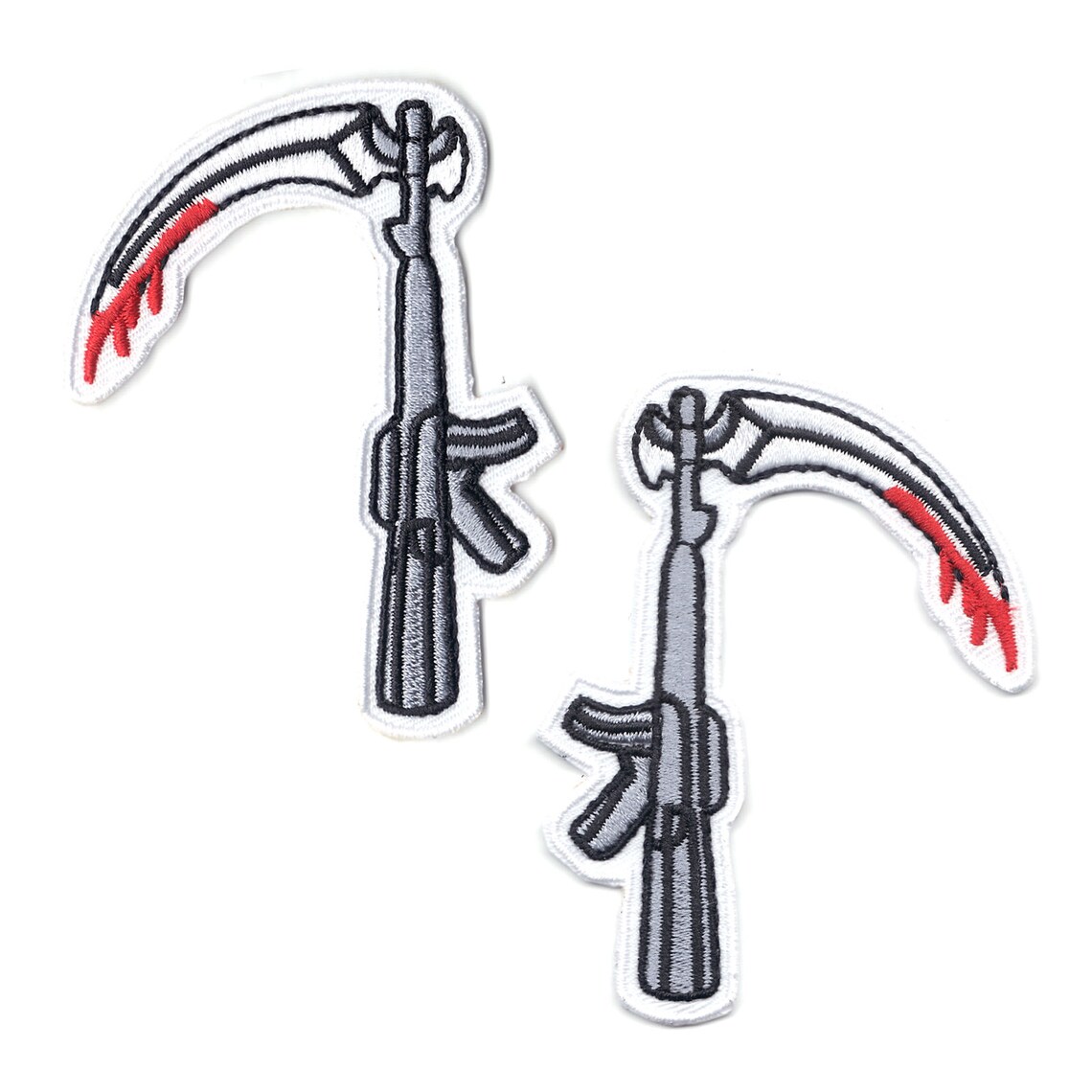 Bloody M16 Scythes Patch Collar Bikers Club Embroidered Iron on BD5 - Etsy