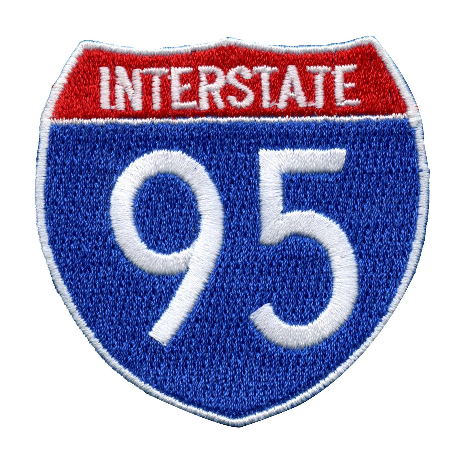 Interstate 95 Patch I-95 Freeway Sign Embroidered Iron On | Etsy