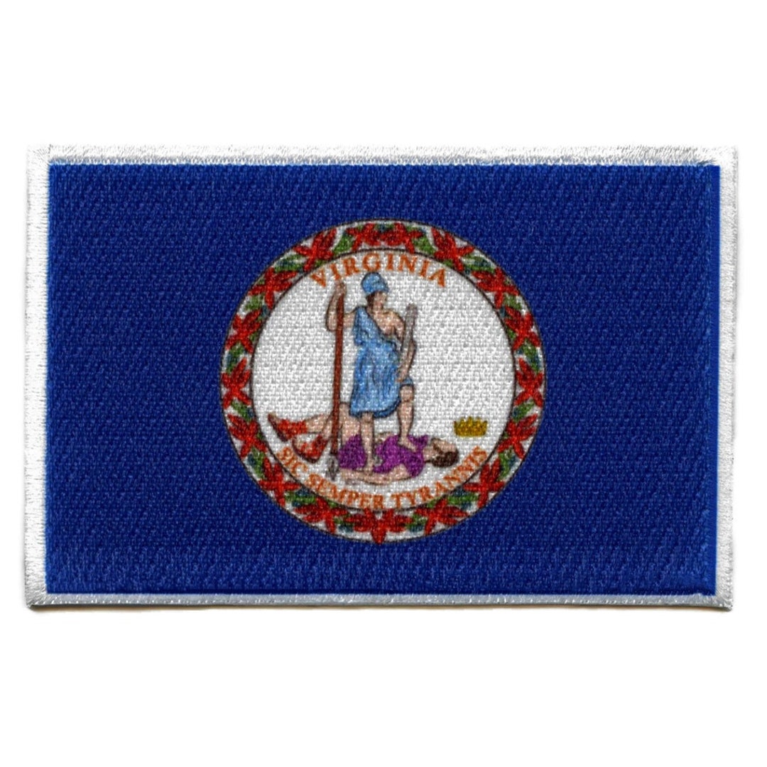 Virginia State Flag Patch Home Uniform Embroidered Iron on AG8 - Etsy