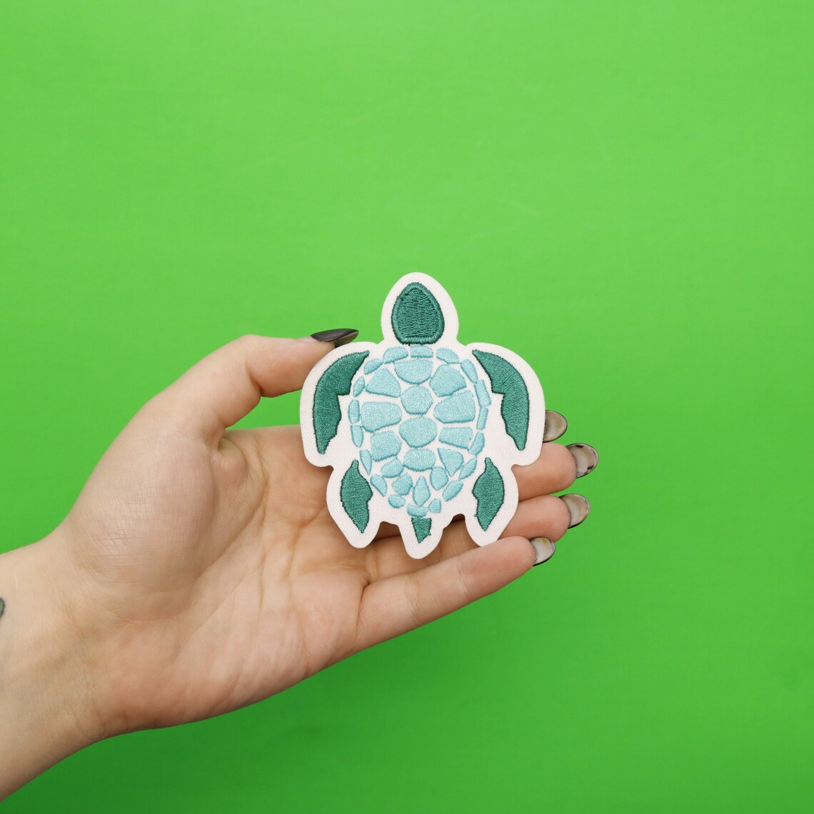 Sea Turtle Patch Embroidered Iron on AC1 - Etsy