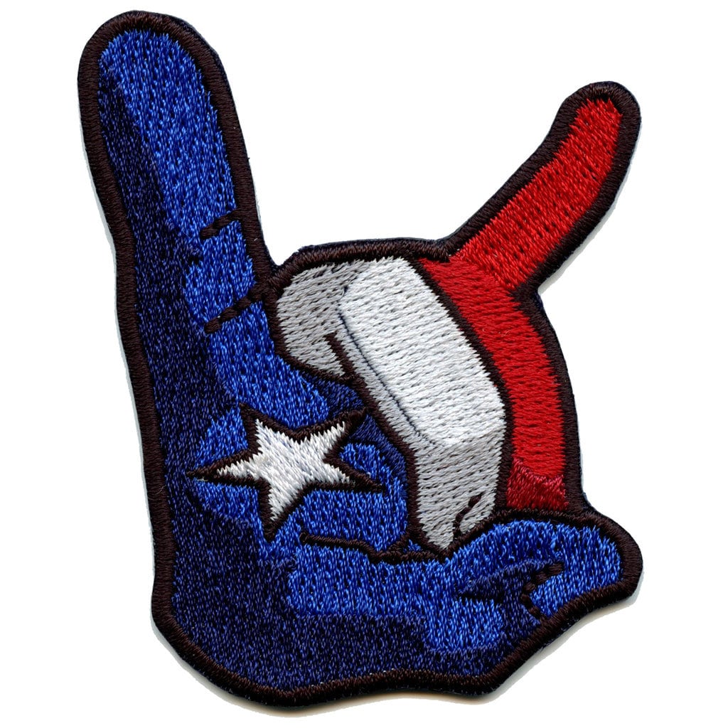 Houston Pride Texans Hand Sign Throwing up the H Iron on Patch BD8 - Etsy