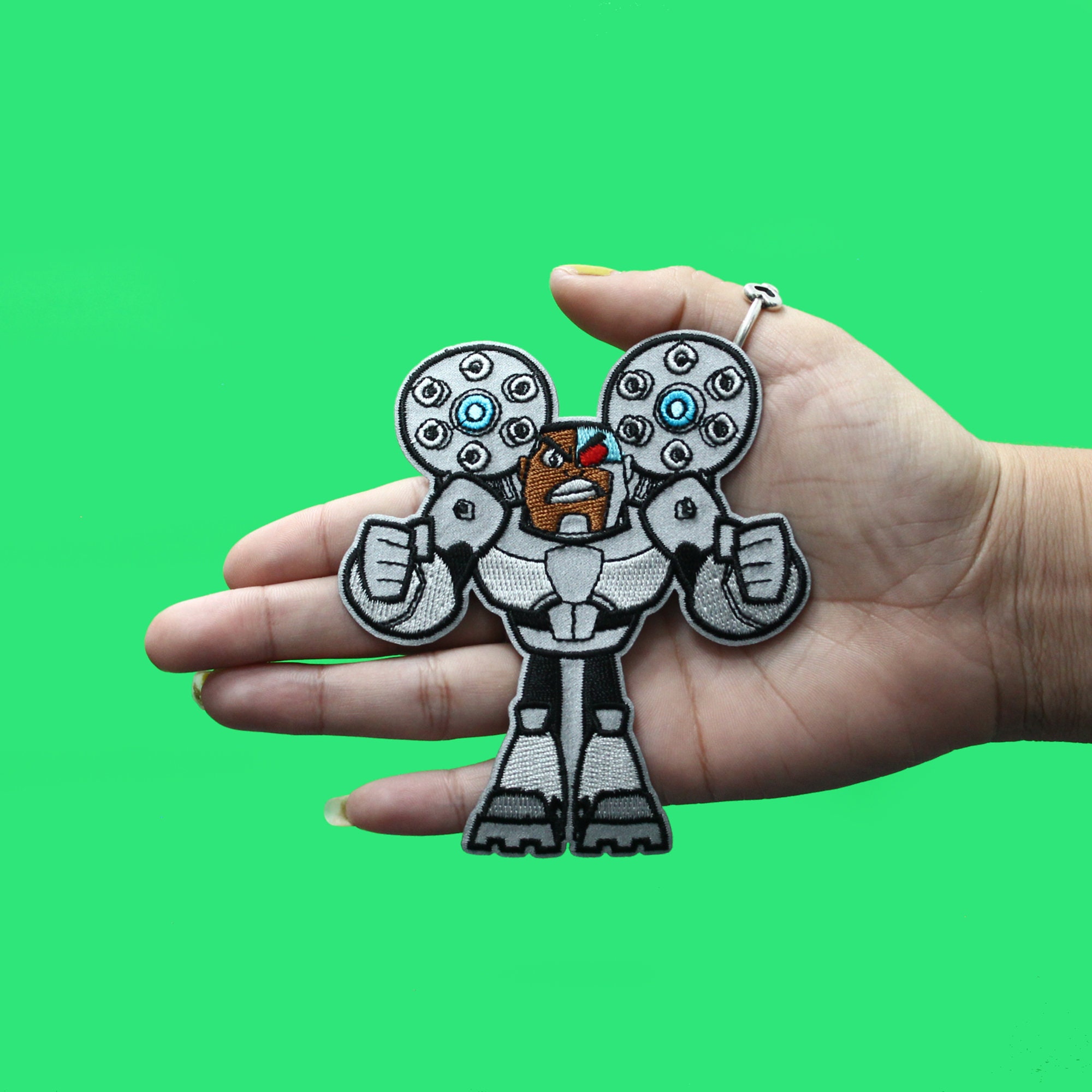 Teen Titans Go! Cyborg Patch DC Cartoon Network Embroidered Iron on BE6 ...