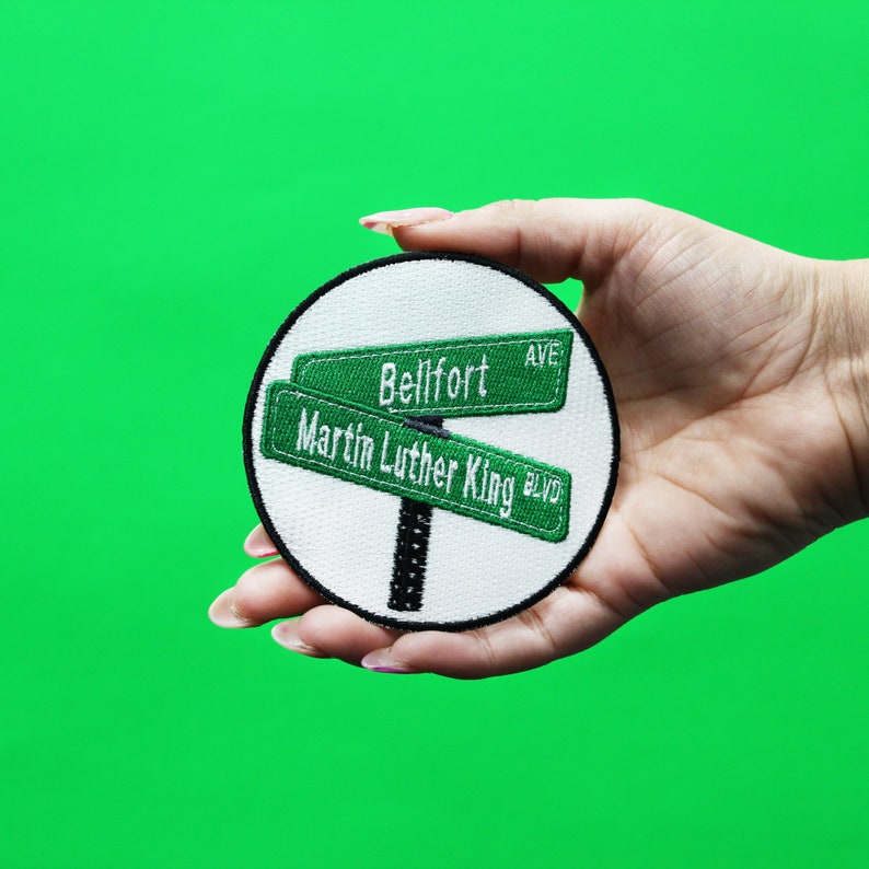 South Park MLK & Bellfort Street Sign Patch Houston Embroidered Iron on ...