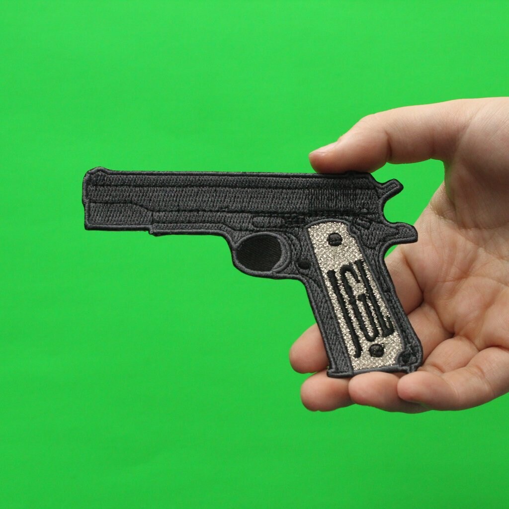 El Chapo Diamond Encrusted Gun Patch Embroidered Iron on AF8 - Etsy