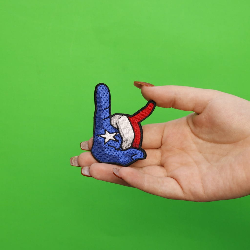 Houston Pride Texans Hand Sign Throwing up the H Iron on Patch BD8 - Etsy