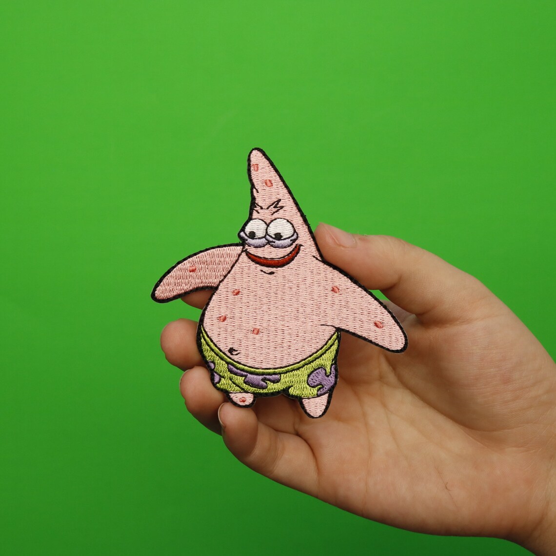 Officially Licensed Spongebob Squarepants Savage Patrick Patch Cartoon ...