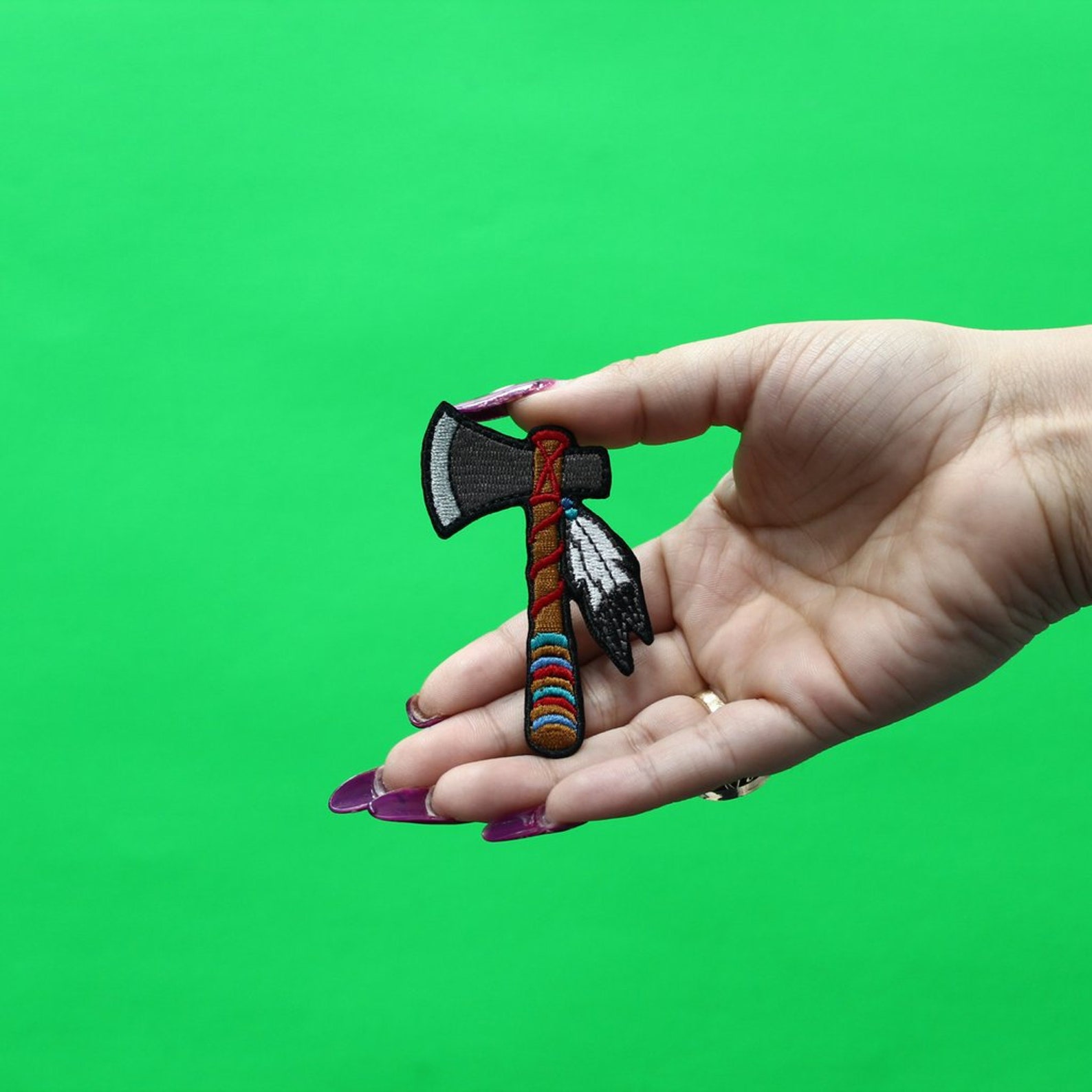 Native American Patch Tomahawk Embroidered Iron on AC5 - Etsy