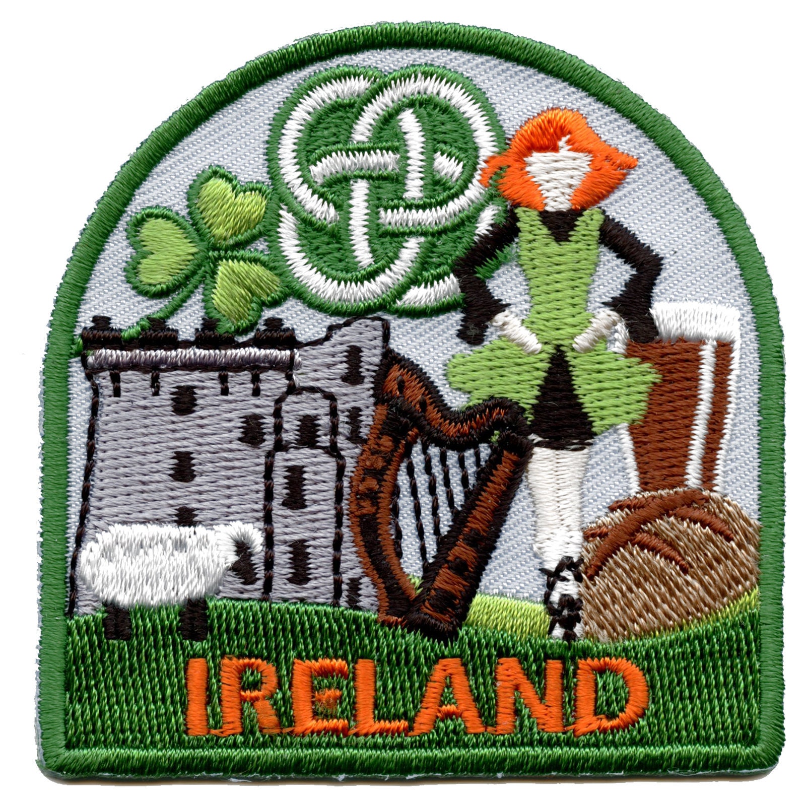 Ireland Travel Patch Europe Badge Embroidered Iron on AE4 - Etsy