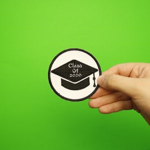 Class of 2020 Graduation Cap Patch Embroidered Iron on CC7 - Etsy