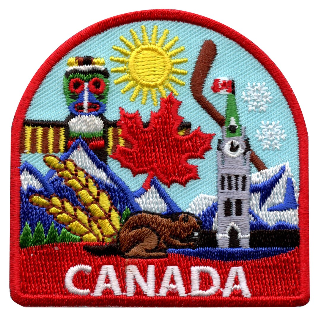 Canada Travel Patch Country Badge Embroidered Iron on AE4 - Etsy