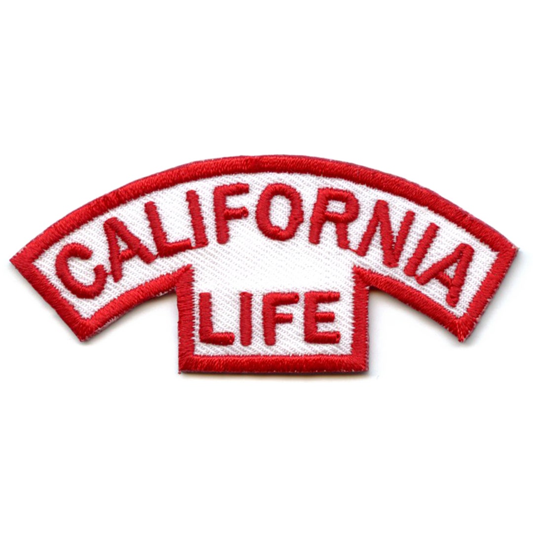 California Life Patch State Badge Iron on Embroidered BA7 - Etsy