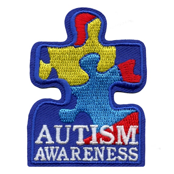 Autism Awareness Patch Puzzle Piece Embroidered Iron on FA3 - Etsy