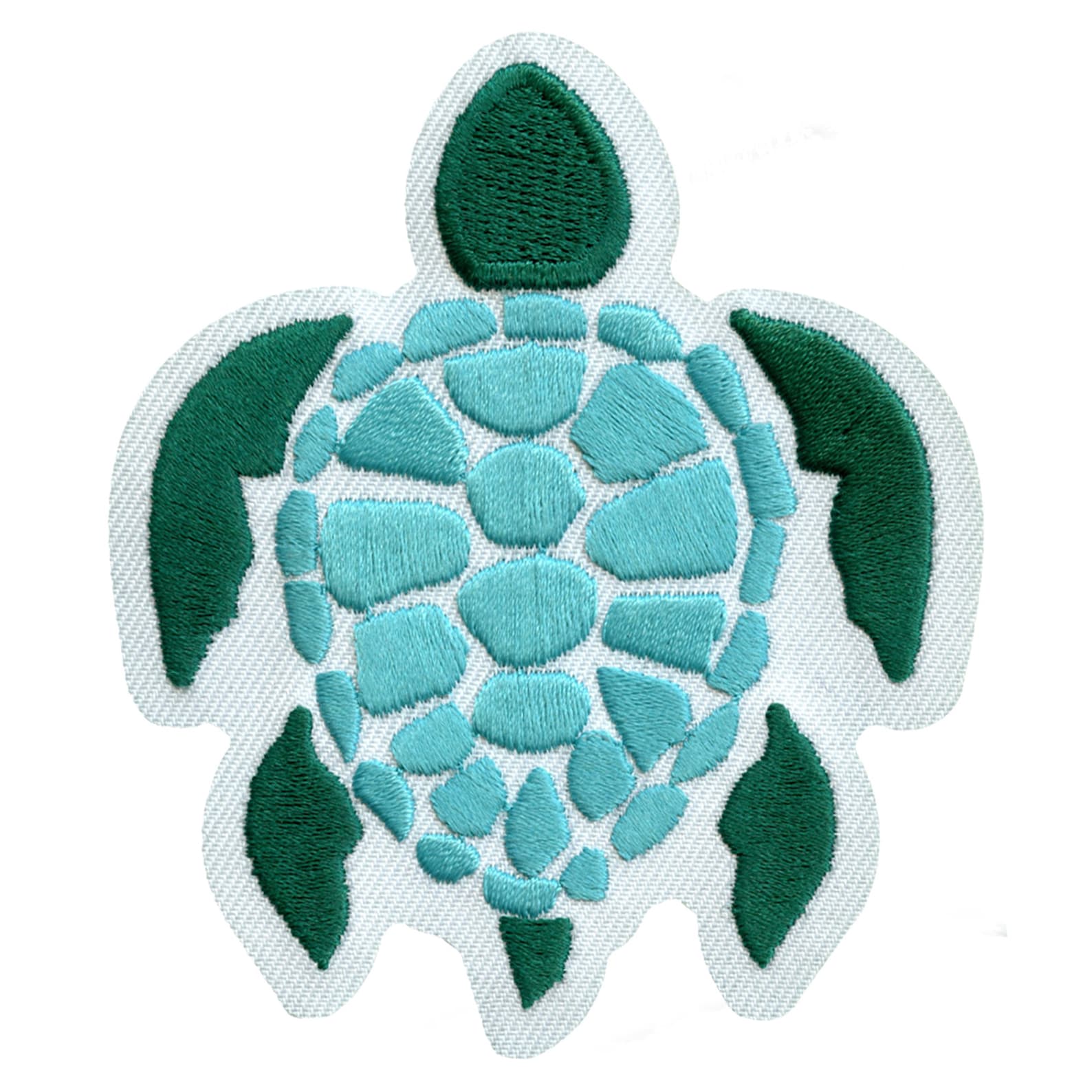Sea Turtle Patch Embroidered Iron on AC1 - Etsy
