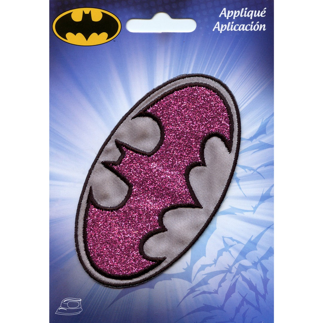Officially Licensed Batgirl Pink Patch Logo DC Comics Iron on Applique ...