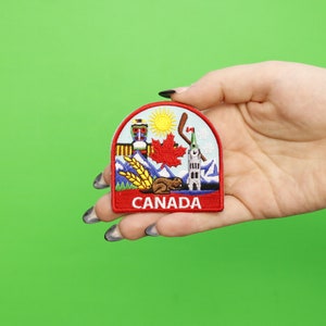 Canada Travel Patch Country Badge Embroidered Iron on AE4 - Etsy