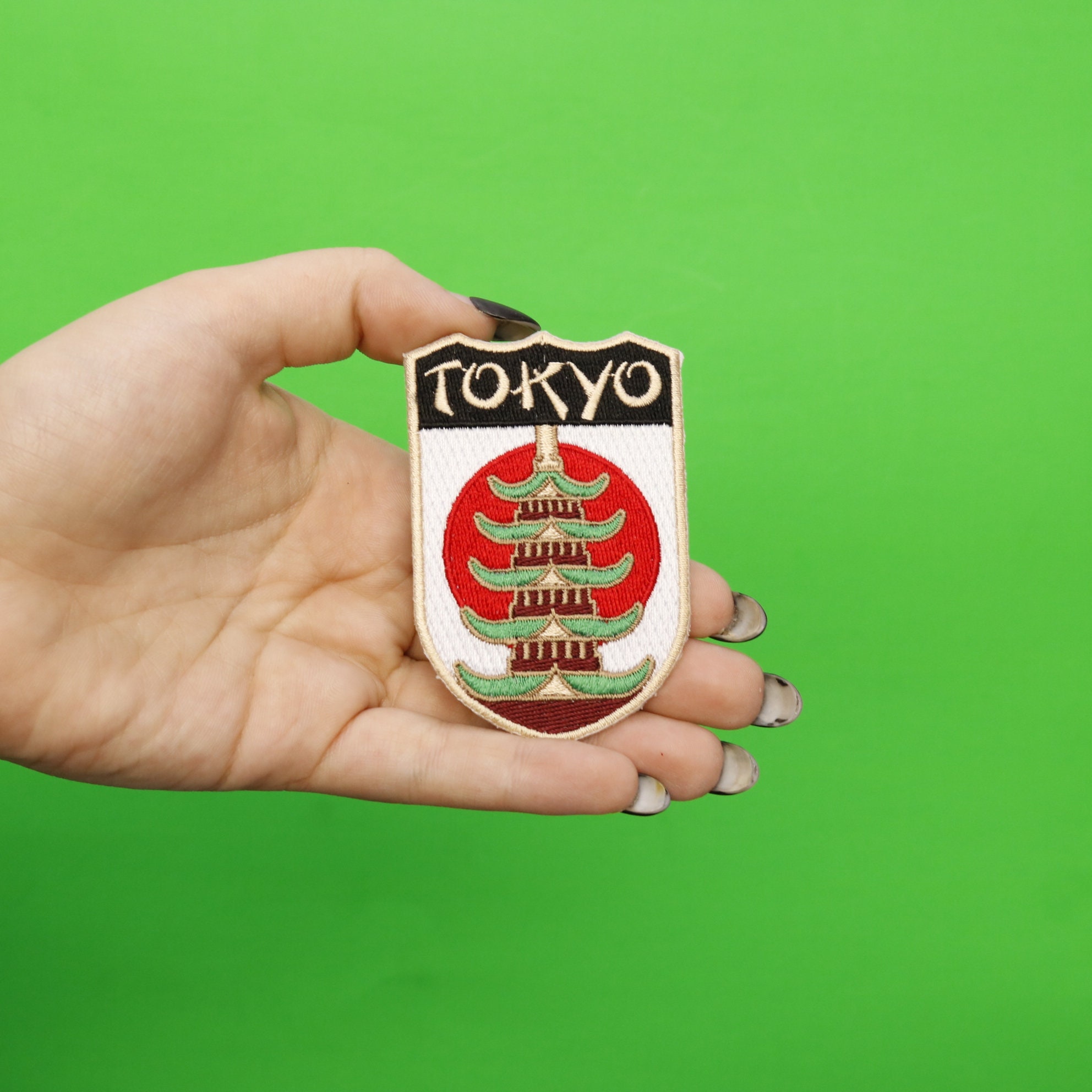 Tokyo Japan Patch Travel Shield Badge Embroidered Iron on AE4 - Etsy