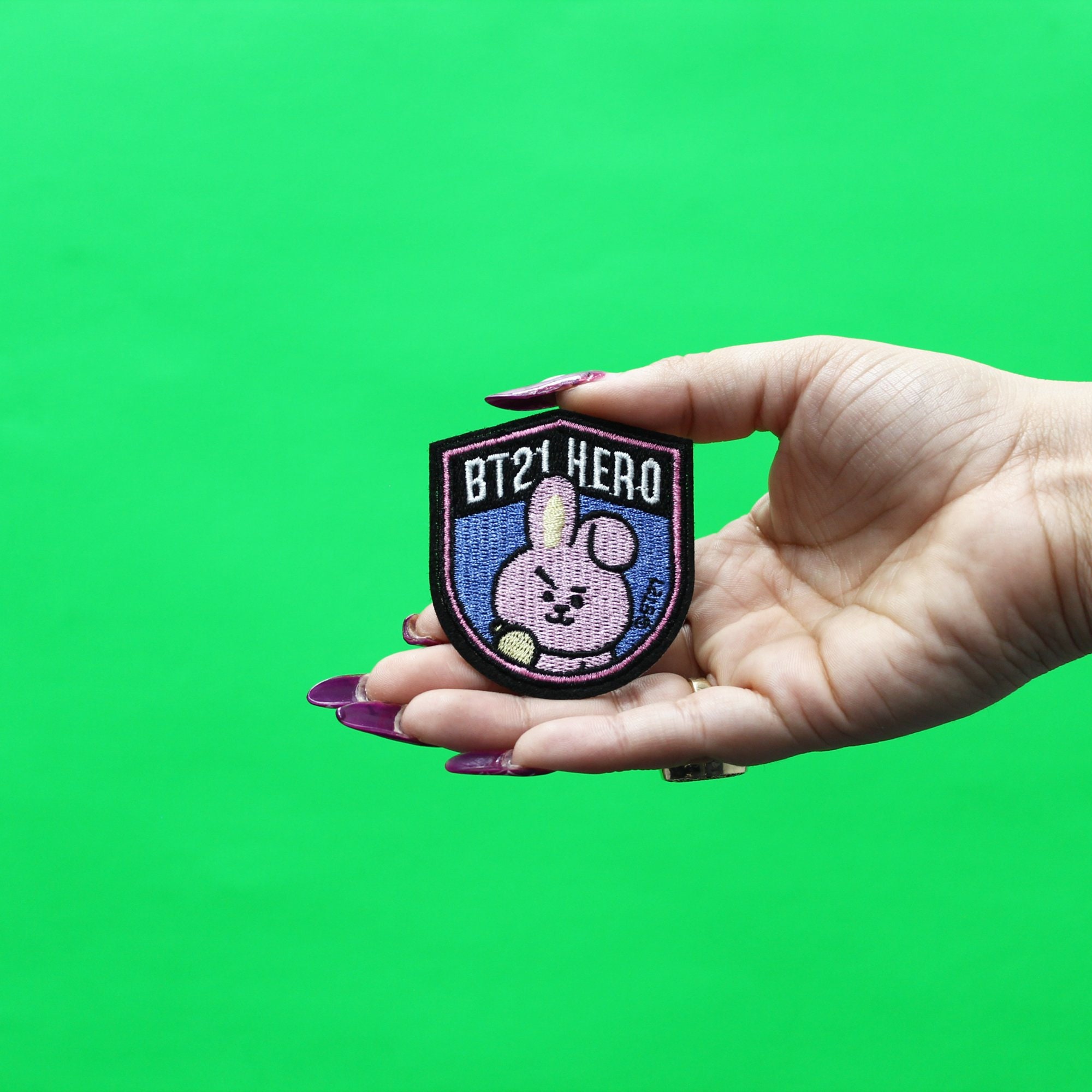 BT21 Hero Kooky Patch BTS Jungkook Embroidered Iron on BE2 - Etsy