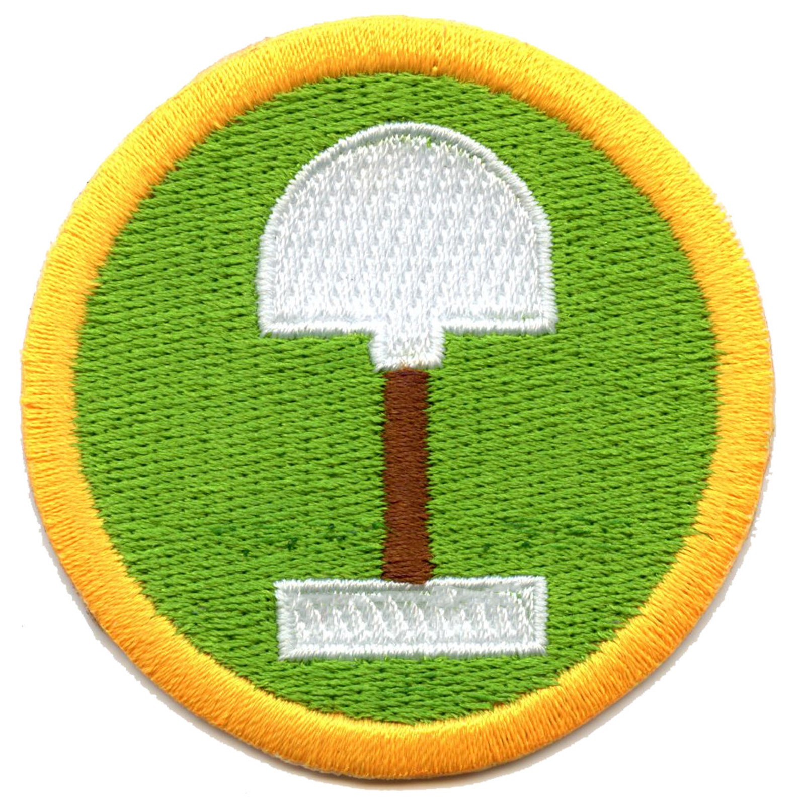 Digging Badge Patch Shovel Wilderness Scout Sash Iron on Embroidered - Etsy