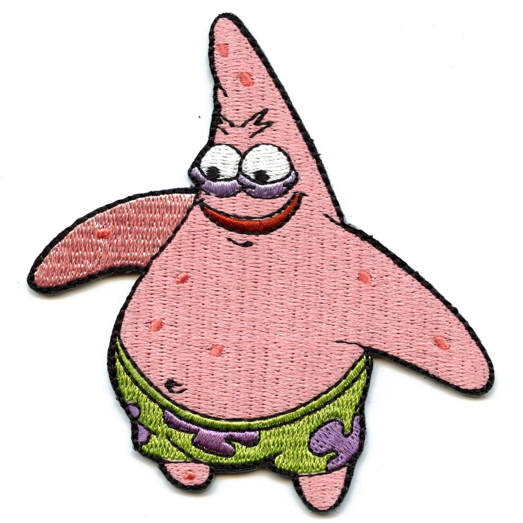 Officially Licensed Spongebob Squarepants Savage Patrick Patch Cartoon ...
