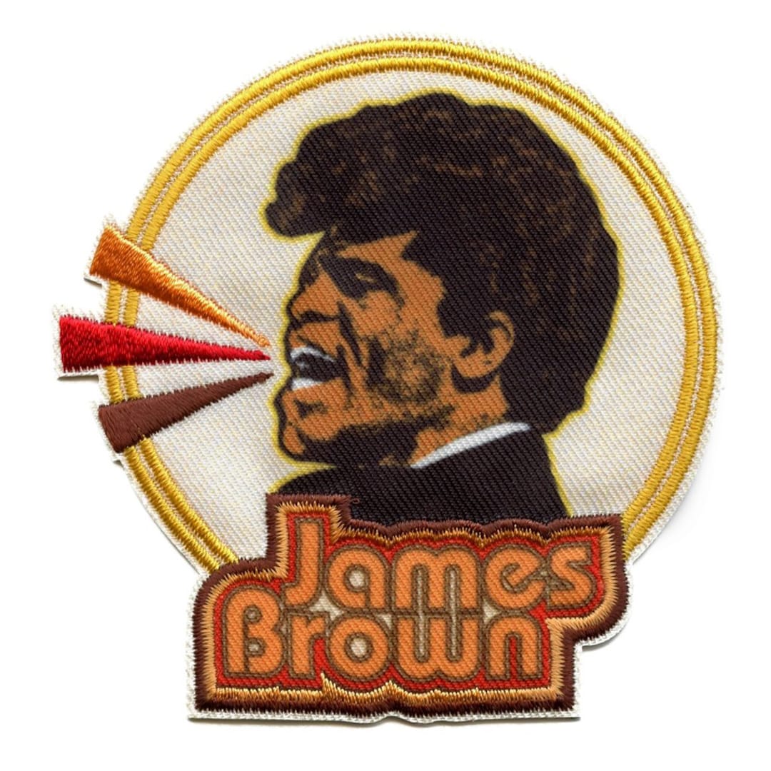 James Brown Patch Singing Circle Portrait Embroidered Iron on EE1 - Etsy