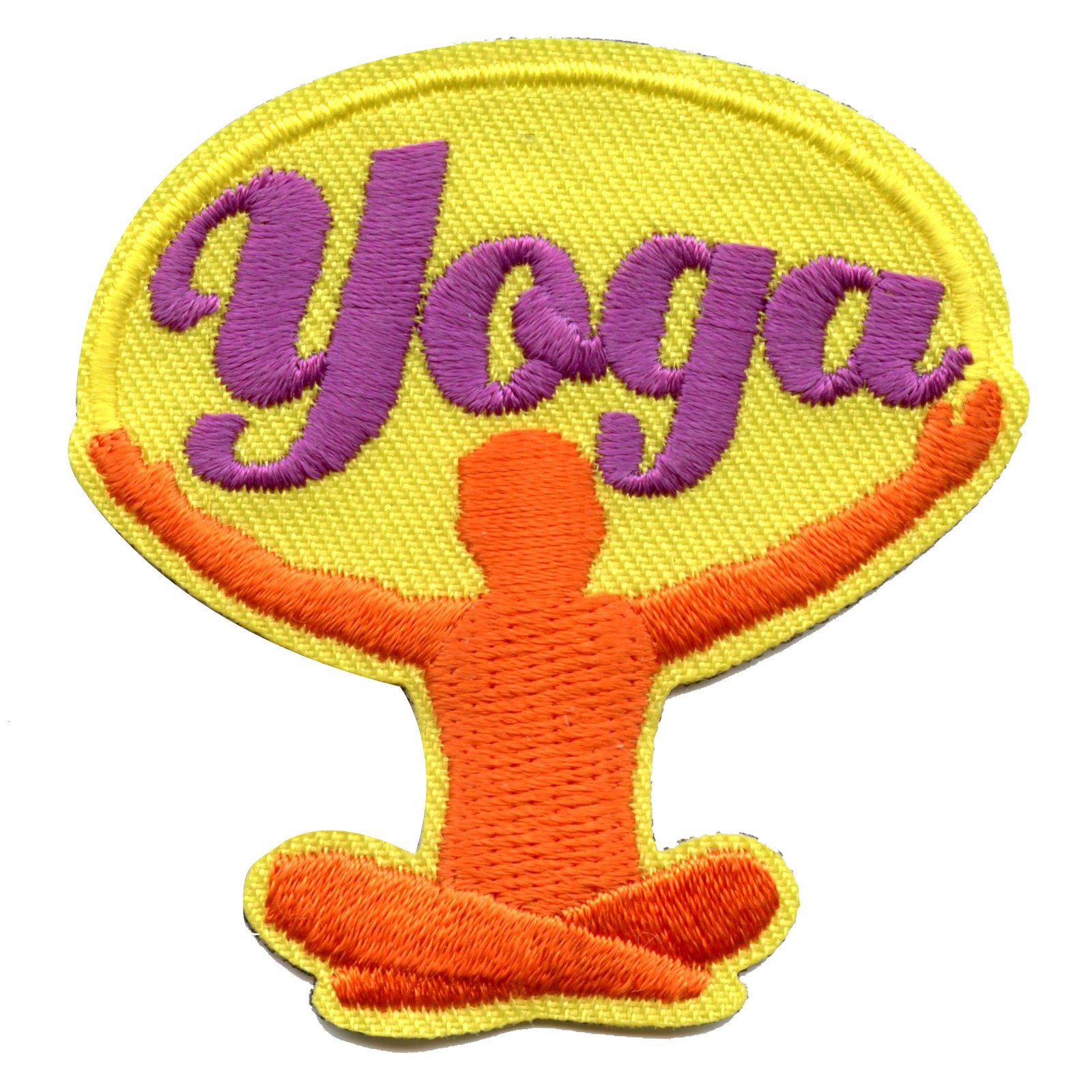 Yoga Pose Patch Spiritual Practices Pose Embroidered Iron on - Etsy