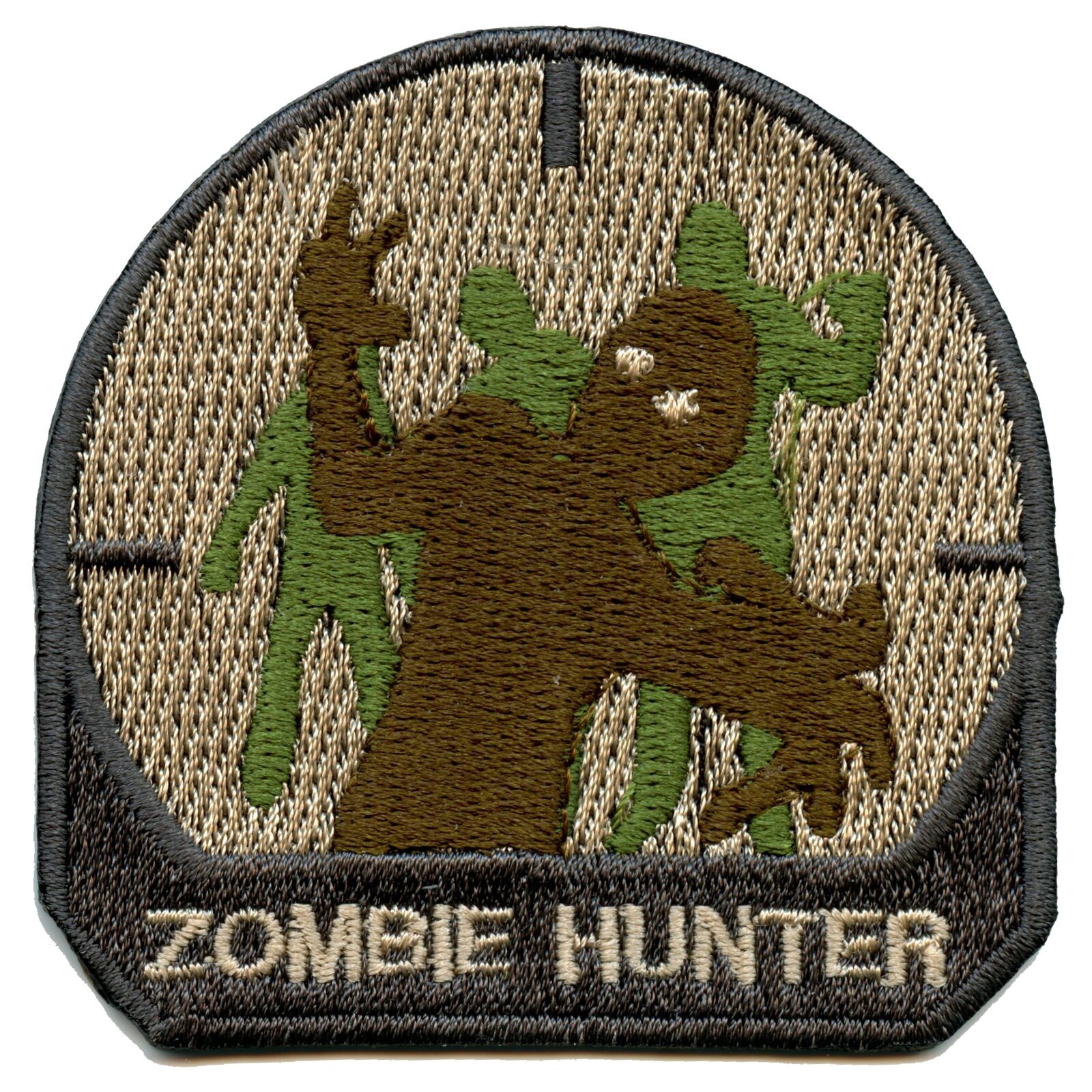 Zombie Hunter Patch Sniper Scope Badge Embroidered Iron On AC7 | Etsy